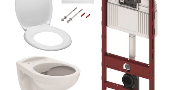 Tualetes poda komplekts Rāmis Tece ar podu S-Line Pro, SoftClose vāku ...