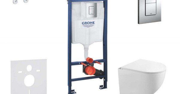 Tualetes poda komplekts Grohe rāmis Rapid SL+WC pods Kielle Gaia ...