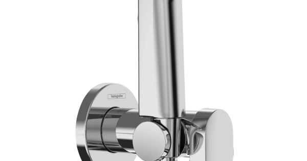 Hansgrohe Round EcoSmart+ Iebūvējamās bidetta jaucējkrāna virsapmetuma ...